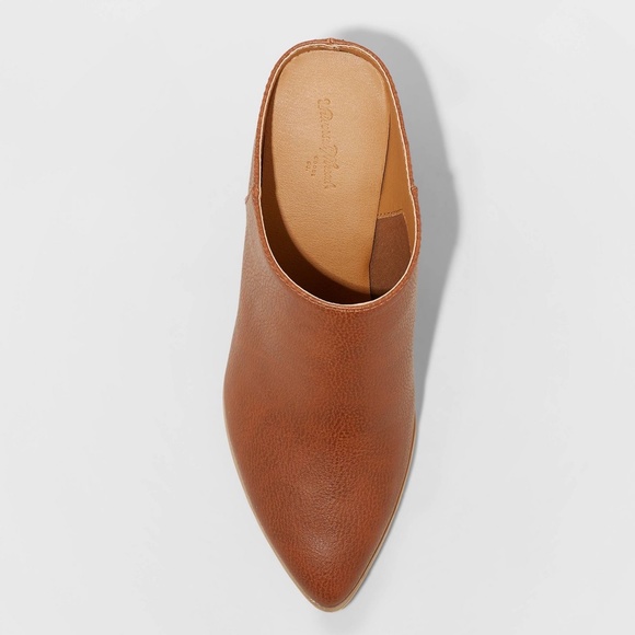 Universal Thread | Shoes | Womens Makana Faux Leather Heeled Mule ...